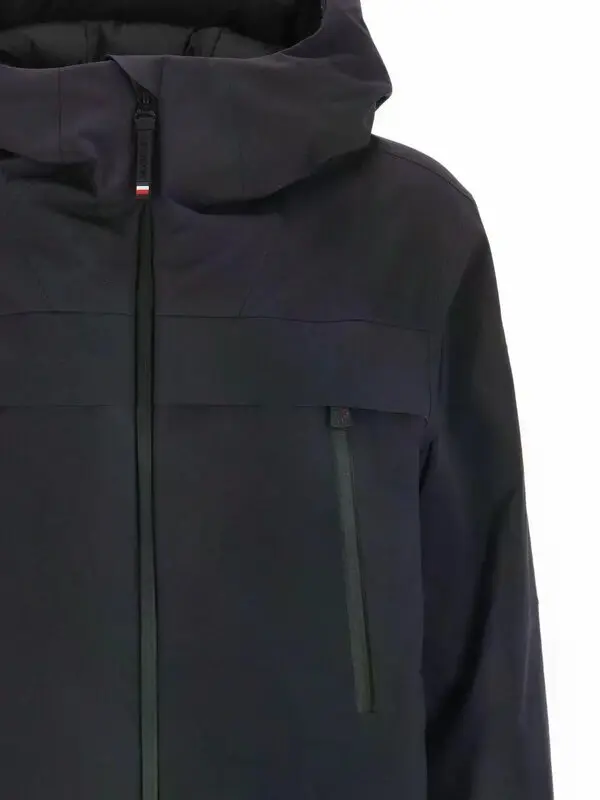 Moncler Chanavey Hooded Zip-up Ski Jacket