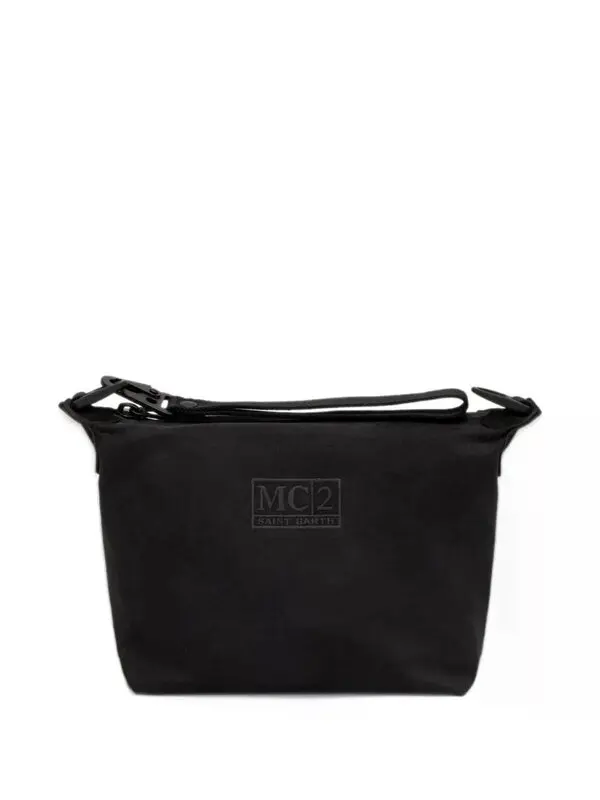 MC2 SAINT BARTH Seamless Waxed Pouch - Black
