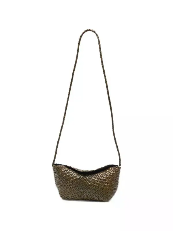 Dragon Diffusion Corsina Woven Leather Shoulder Bag