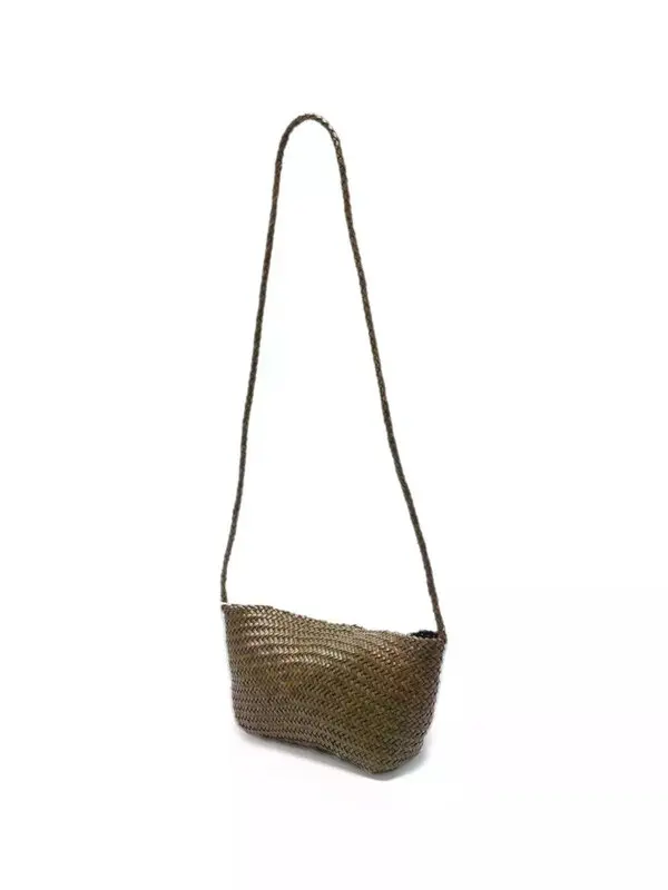 Dragon Diffusion Corsina Woven Leather Shoulder Bag