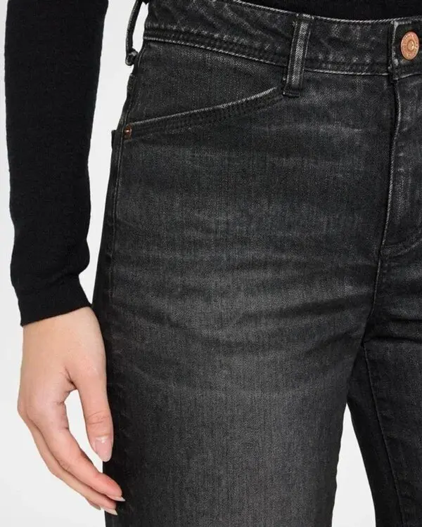 Moussy Vintage Pintuck Flare Jeans