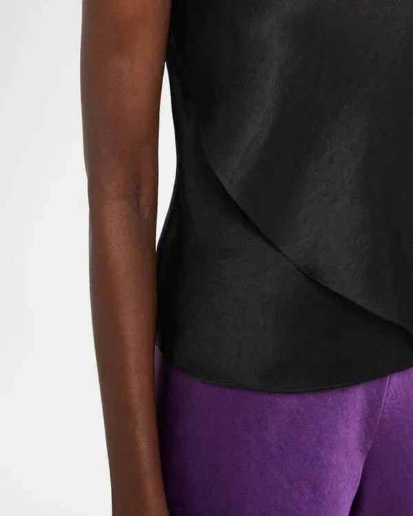 Vince Asymmetric Draped Top