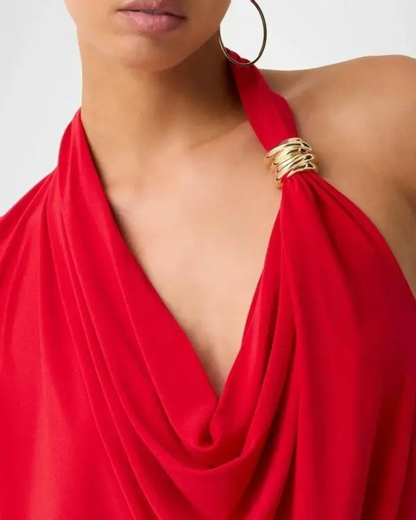 Ramy Brook Aleah Cowl-neck Top