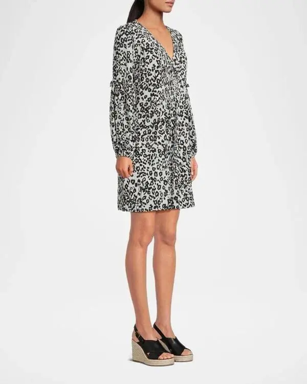 Lilly Pulitzer® Cleme Leopard Silk Dress