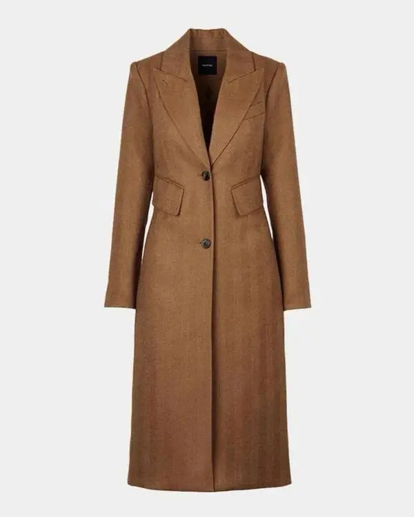 Smythe Brando Faux-fur Collar Wool Coat