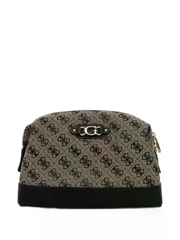 Guess Logo-monogram Zip-top Make-up Bag