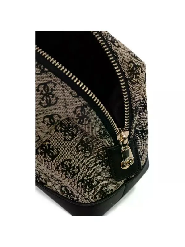 Guess Logo-monogram Zip-top Make-up Bag