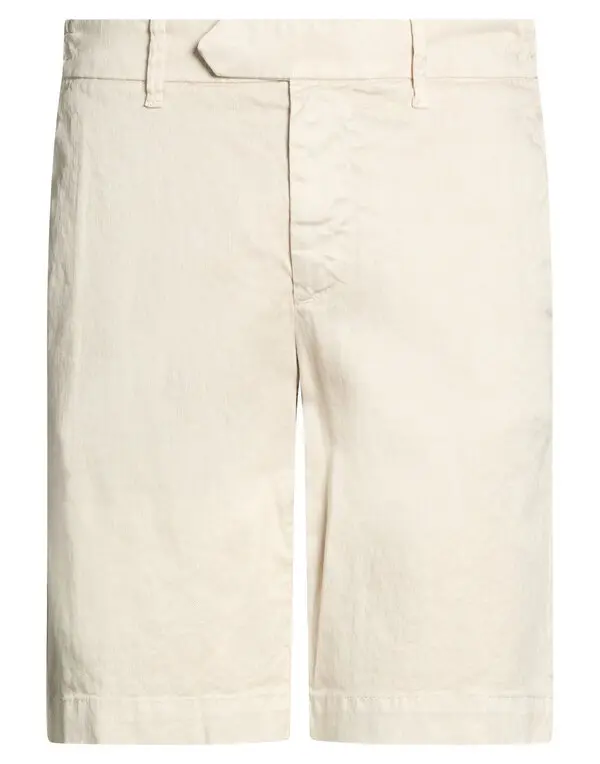Eleventy Shorts & Bermuda Shorts Cream Size Linen, Cotton, Elastane