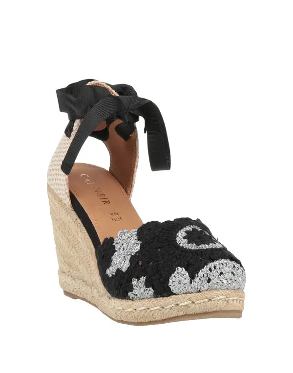 CAFÈNOIR Espadrilles Size Textile Fibers