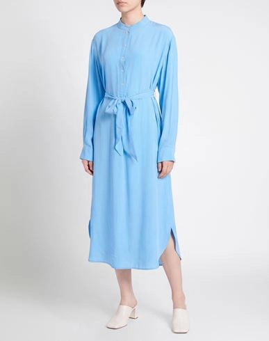 OTTOD'AME Midi Dress Azure Size Acetate, Silk