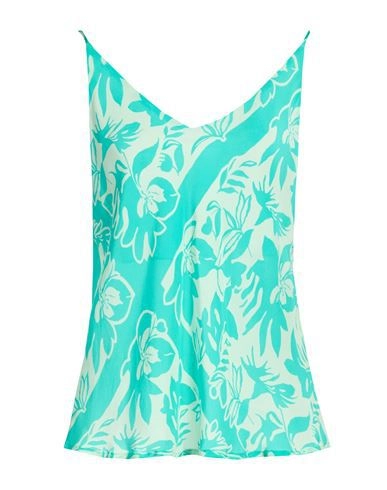 OTTOD'AME Trésor Top Turquoise Size Viscose - Blue