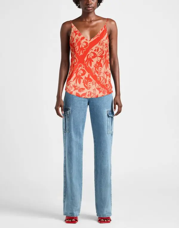 OTTOD'AME Trésor Top Turquoise Size Viscose - Red