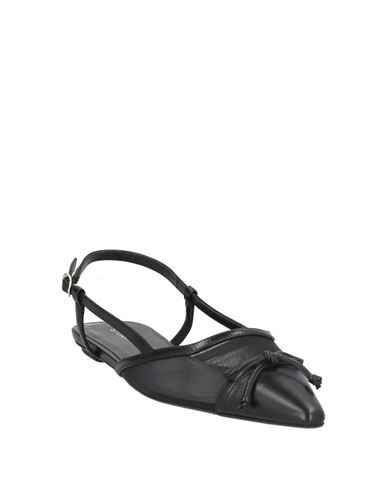 STUART WEITZMAN Ballet Flats Size Leather, Textile Fibers