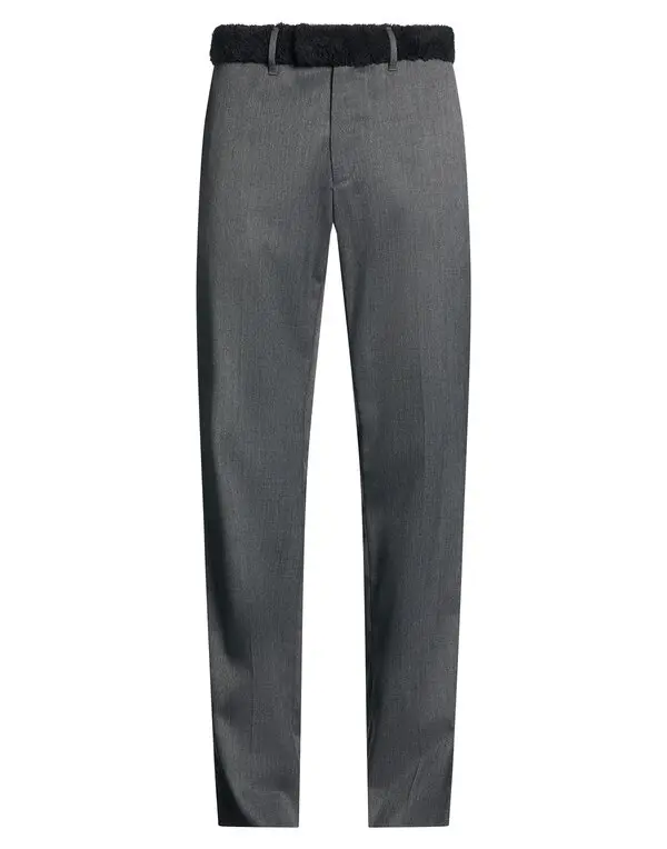 MAISON MARGIELA Pants Charcoal Size Polyester, Virgin Wool, Elastane
