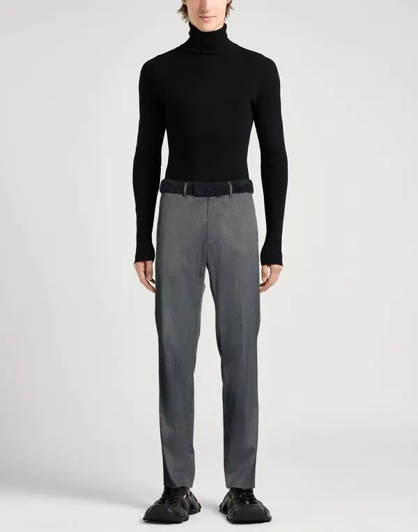 MAISON MARGIELA Pants Charcoal Size Polyester, Virgin Wool, Elastane