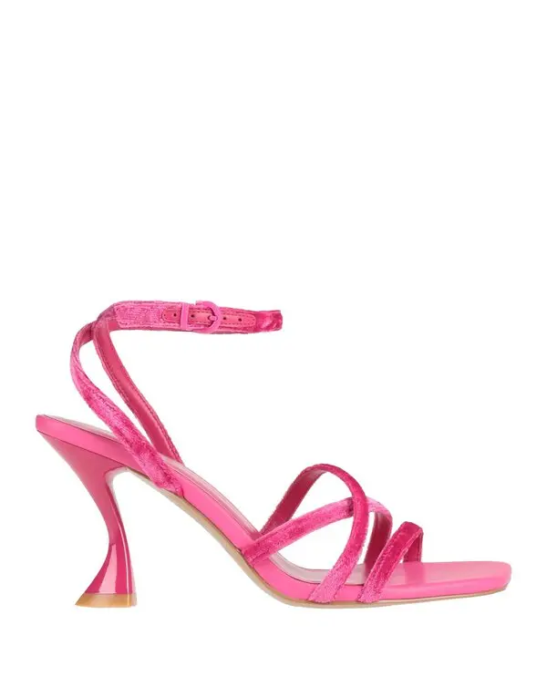 JEANNOT Sandals Fuchsia Size Textile Fibers