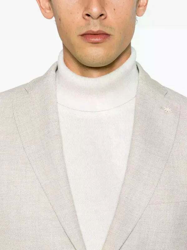 MANUEL RITZ Diagonal-weave Blazer
