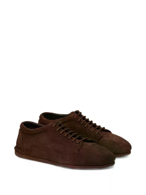 Marsèll Sancrespella Calf Suede Lace-up Derby Shoes