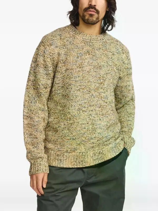 REVOLUTION Marl-knit Crew-neck Sweater