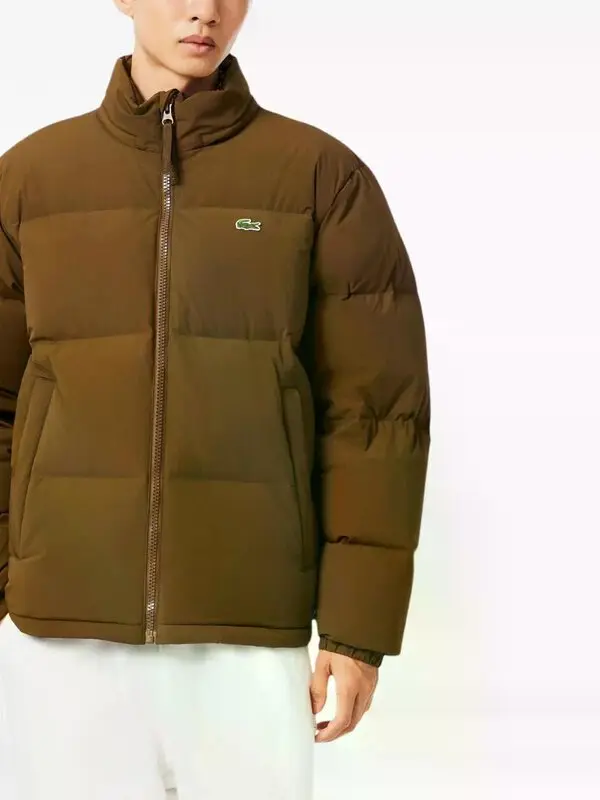 Lacoste Water-repellent Hooded Down Jacket