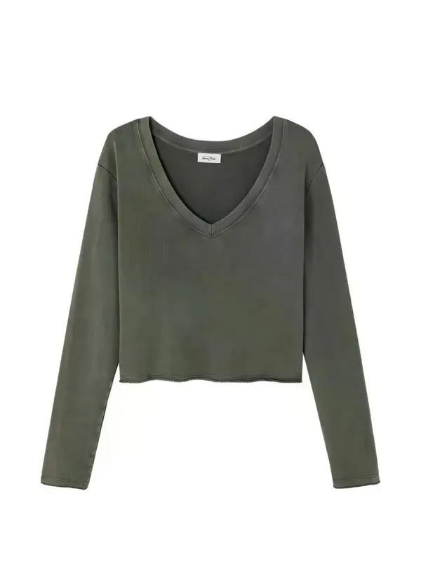 American Vintage Bepow V-neck Long-sleeve T-shirt