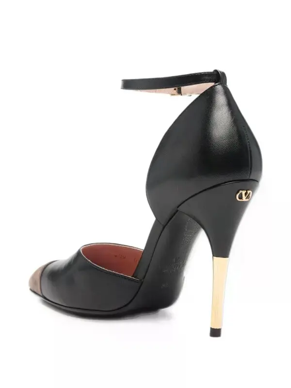 Valentino Garavani D'orsay Sinead Cap-toe Pumps