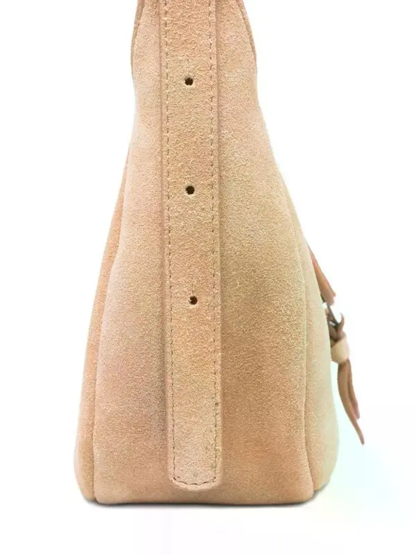Hogan Suede Logo-plaque Tote Bag