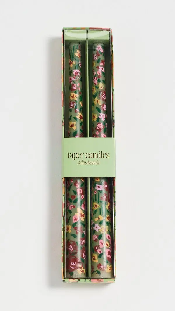 Farm Rio Set Of 2 Tapper Candles