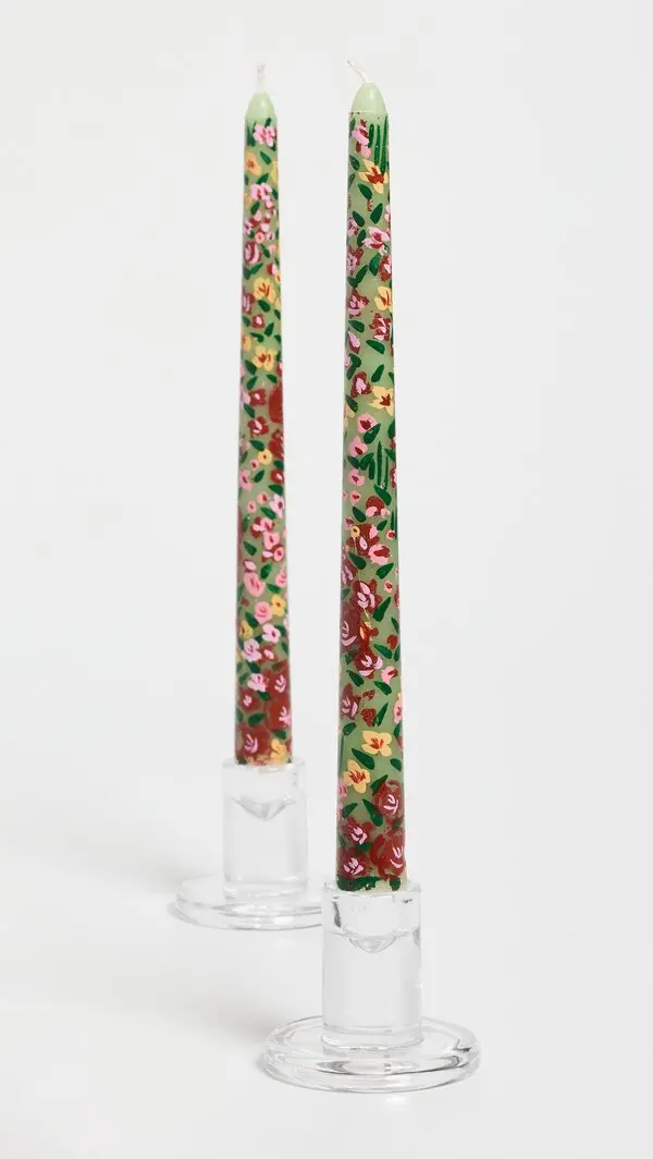 Farm Rio Set Of 2 Tapper Candles
