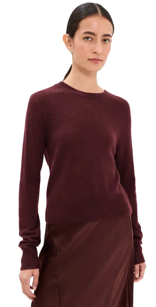Sablyn Jayne Layering Cashmere Crewneck Sweater