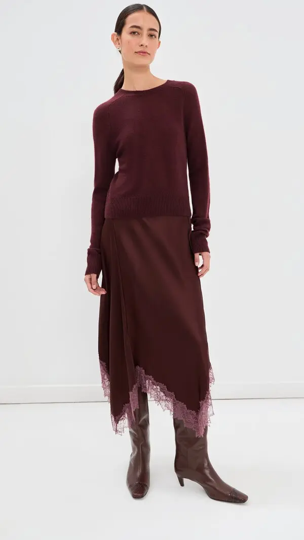 Sablyn Jayne Layering Cashmere Crewneck Sweater