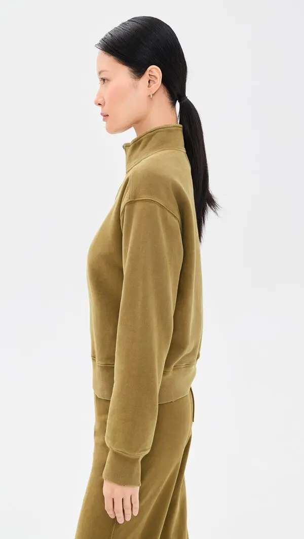 Madewell Mccarren Quarter-zip Sweatshirt