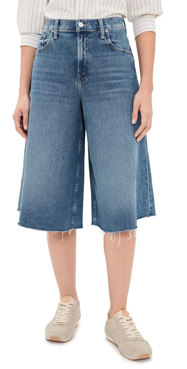 MOTHER The Whole Lot Flutter Fray Shorts