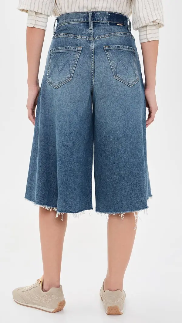 MOTHER The Whole Lot Flutter Fray Shorts