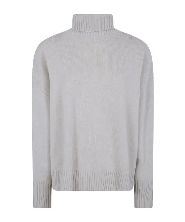 Soeur William' Oversize Turtleneck Sweater - Gray