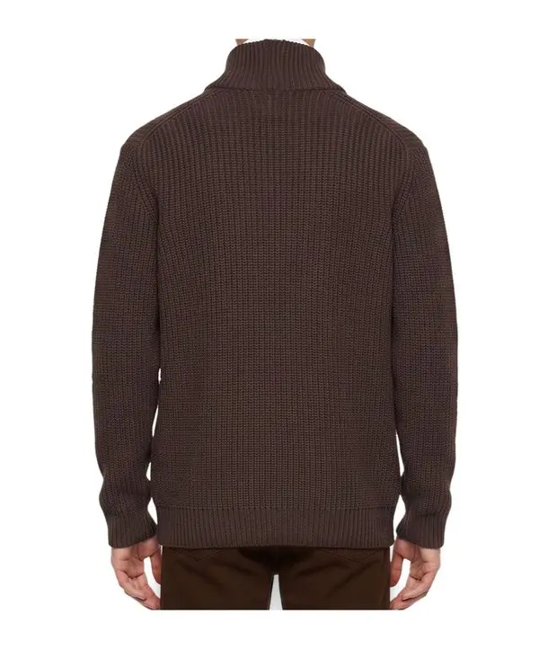Tagliatore Dundret Ribbed Zip-up Cardigan