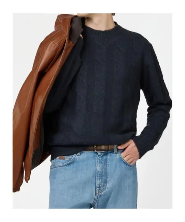 TOD'S Round-neck Pullover In Cashmere And Silk
