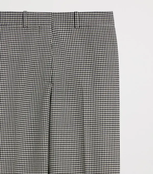 Givenchy Wool-mohair Houndstooth Cigarette Trousers