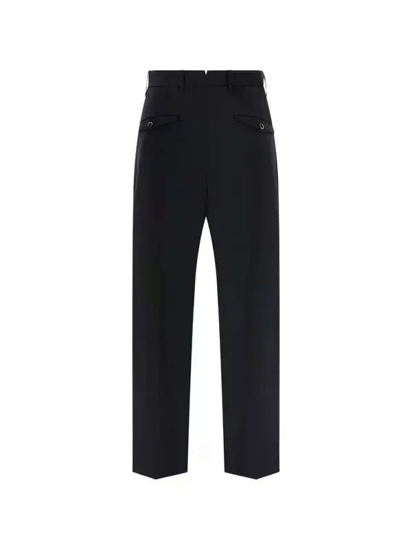 NINE:INTHE:MORNING Pleated Straight-leg Trousers - Blue