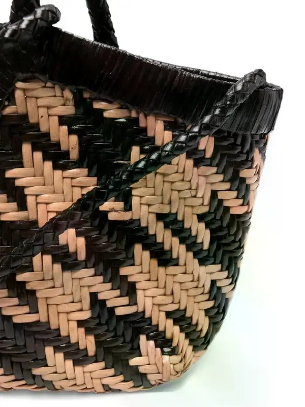 VIPERA Monet Houndstooth-weave Tote Bag