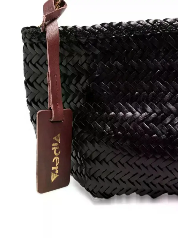 VIPERA Mondrian Plein Woven Shoulder Bag
