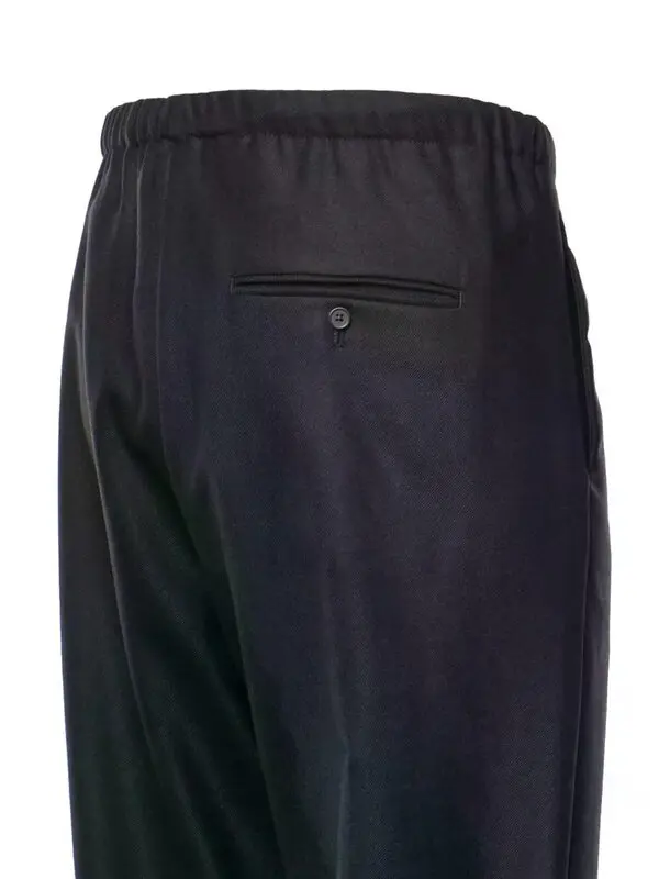 GRIFONI Drawstring Elasticated-waist Trousers