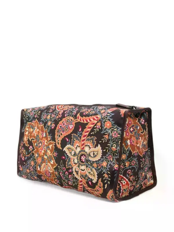 Etro Paisley-print Wash Bag - Brown