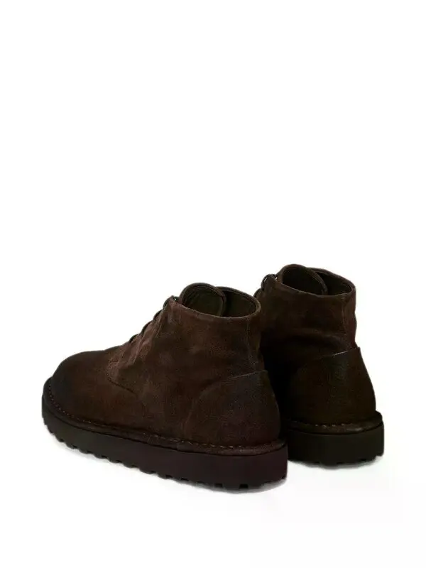 Marsèll Sancrispa Alta Pomice Lace-up Calf Suede Ankle Boots