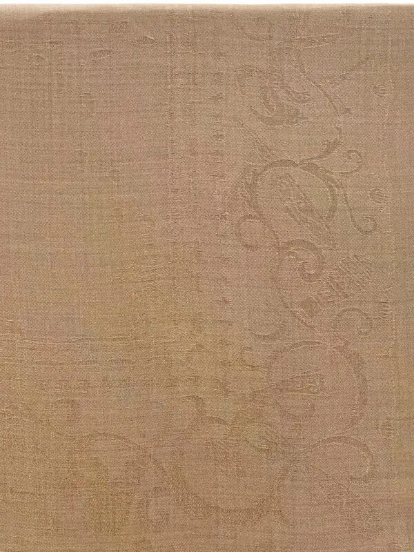 FERRAGAMO Jacquard Frayed Scarf