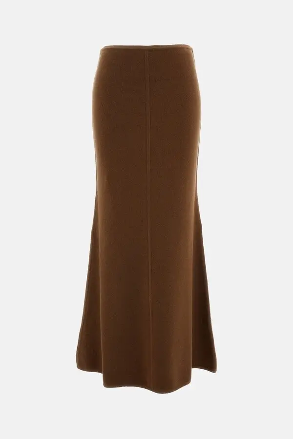 Max Mara Gonna Lunga In Lana E Cachemire