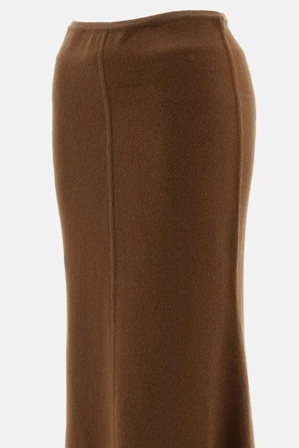 Max Mara Gonna Lunga In Lana E Cachemire