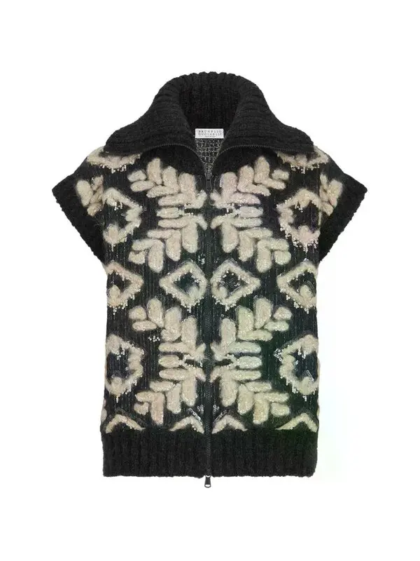 Brunello Cucinelli Sequin-embellished Cardigan