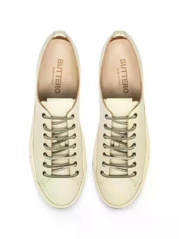 BUTTERO® Lace-up Leather Low-top Sneakers