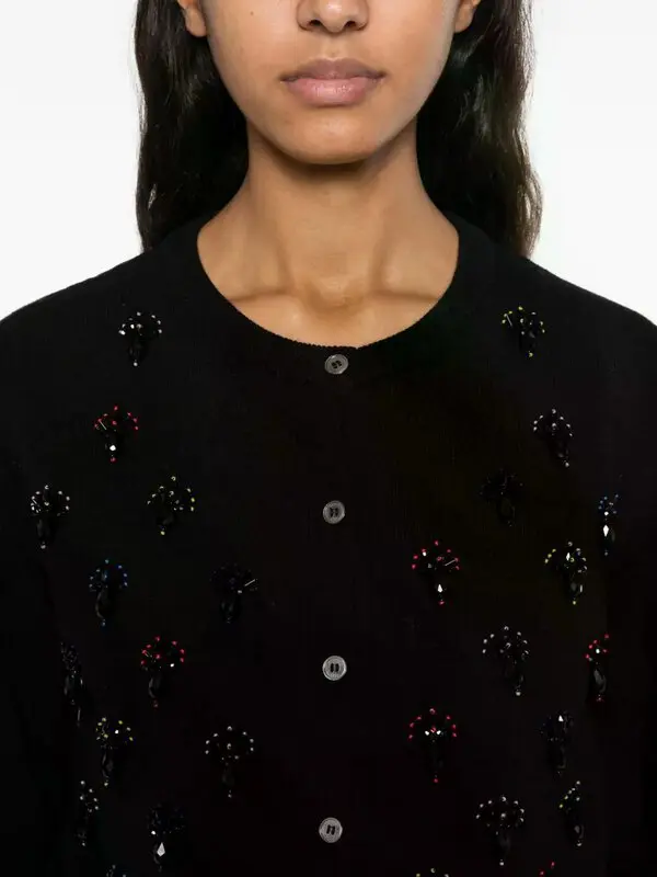 N°21 Bead-embellished Cardigan